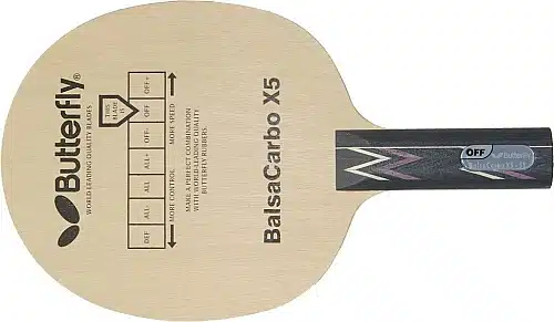 Butterfly Balsa Carbo X5 Review - Table Tennis Spot