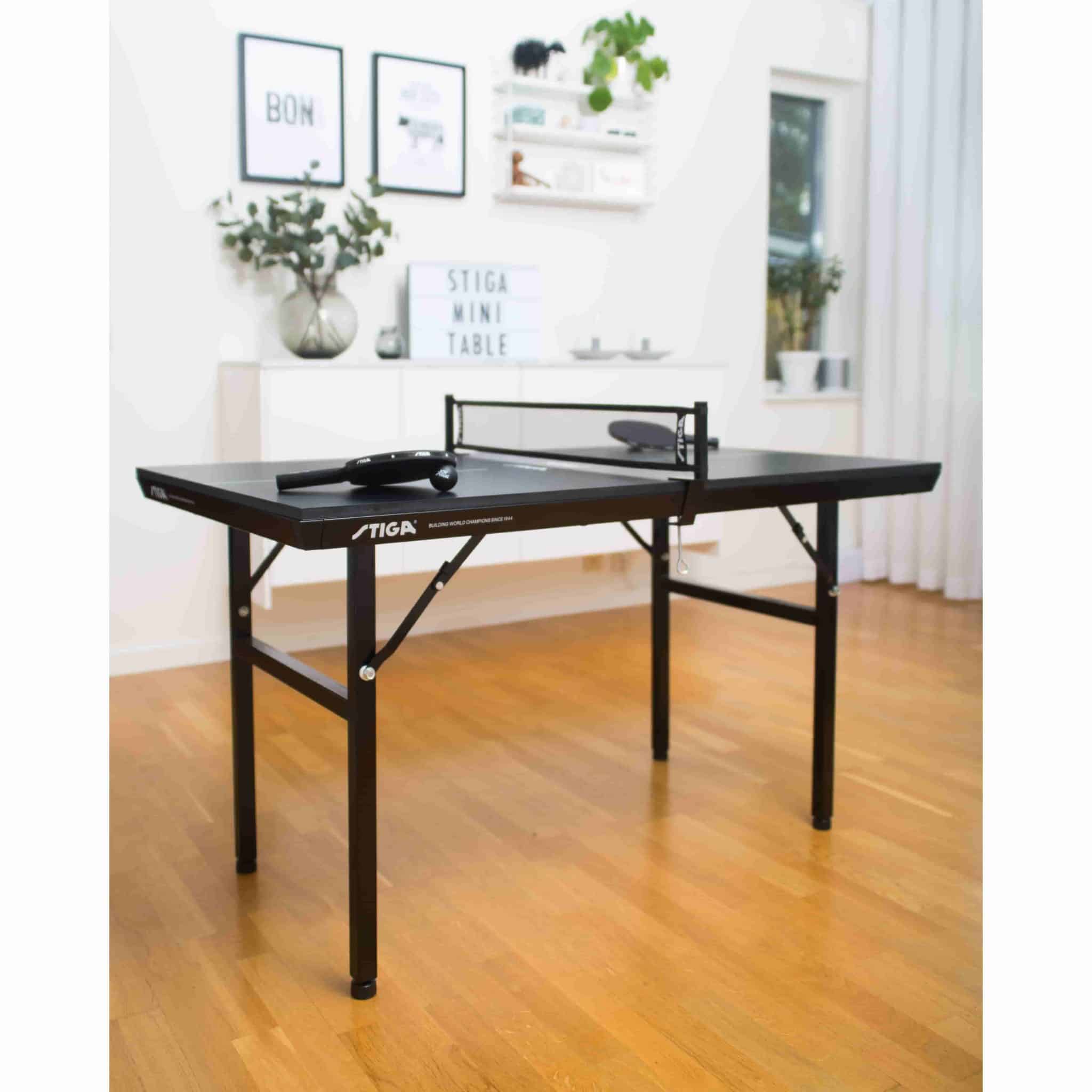 STIGA Mini Ping Pong Tables: Space Saver vs Black Edition