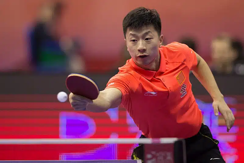 Ma Long Paddle: What Blade and Rubbers Does He Use? - Table Tennis Spot